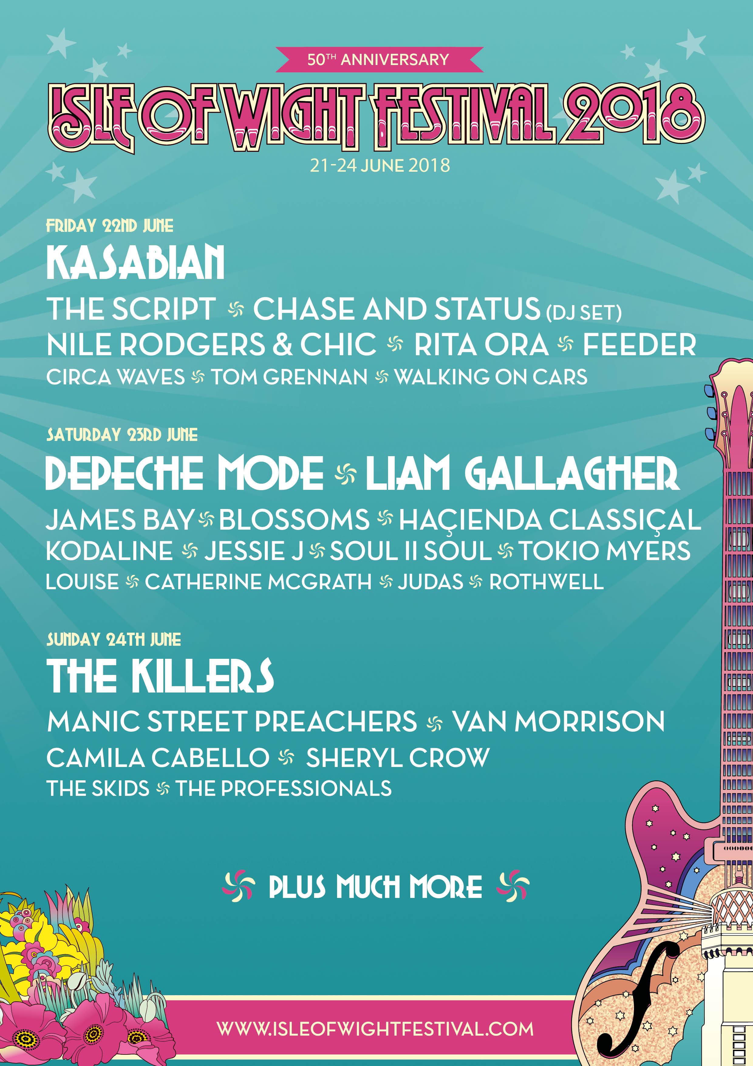 Isle Of Wight Lineup 2018 Festival Camper